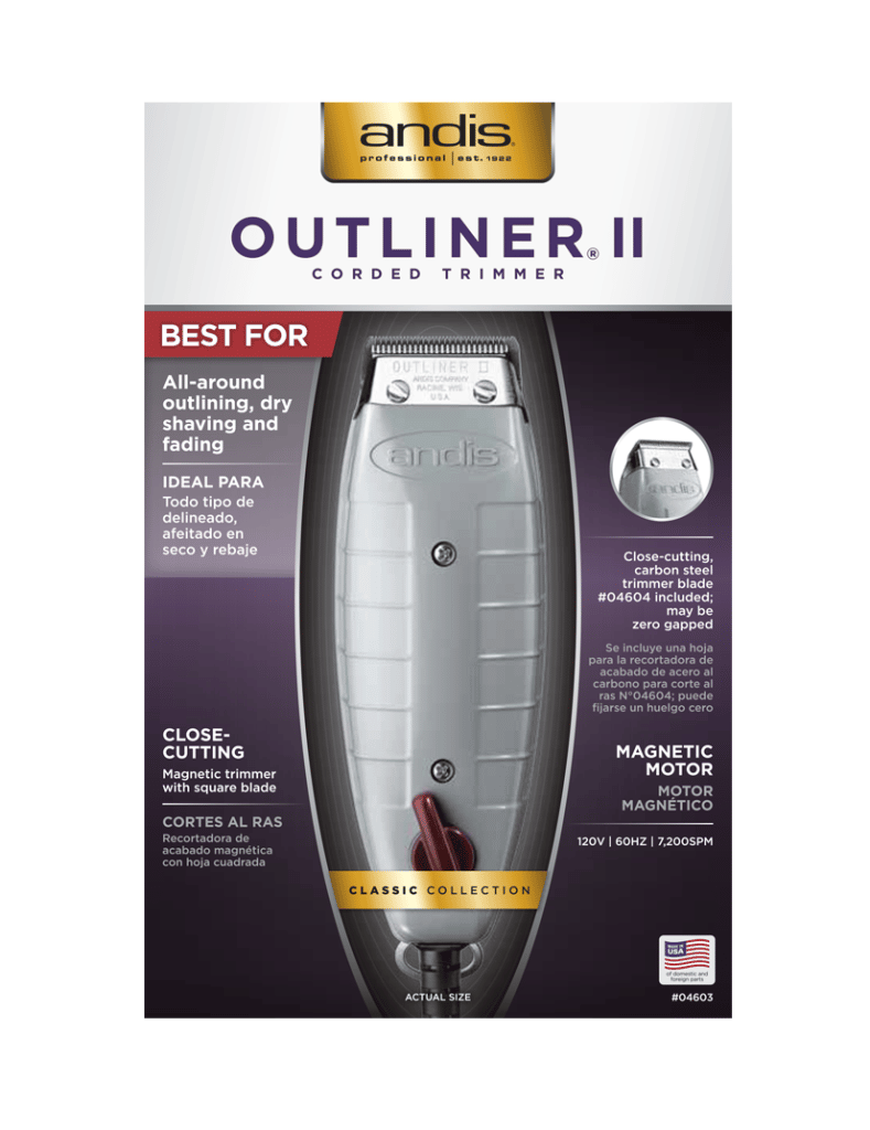 Andis Outliner II Trimmer - Barber supplies, Barber Depot