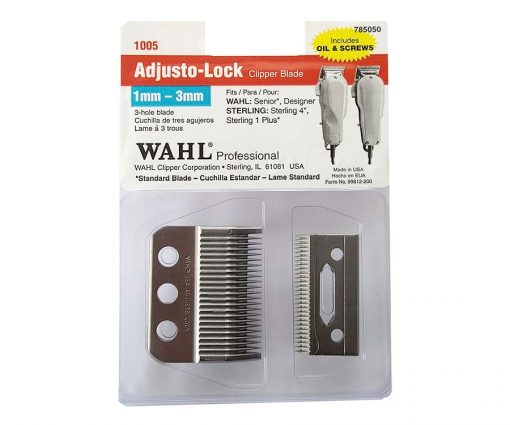 Wahl 3 Hole Adjusto-Lock Clipper Blade #1005 -Barber supplies