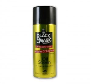 Black Magic Oil Sheen Spray / African Cherry 10.5 oz -barber supplies