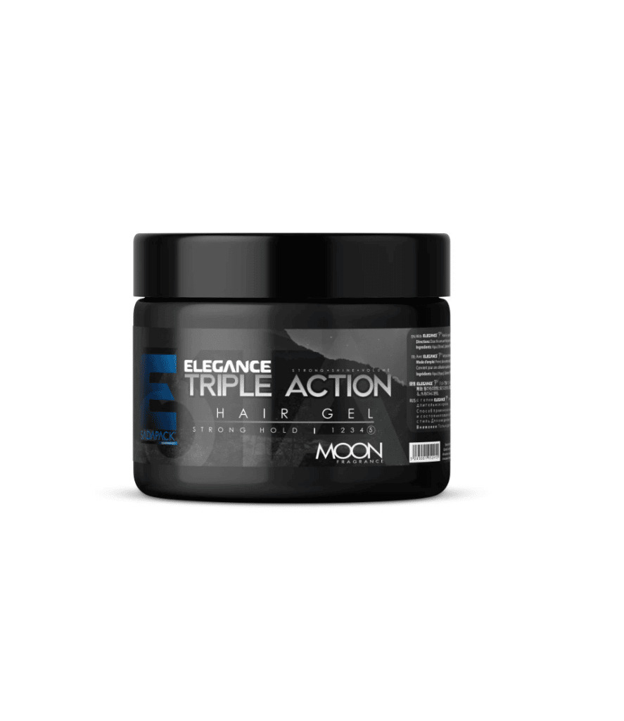 Elegance Triple Action Hair Gel 8.45oz/250ml - Barber Depot - Barber Supply