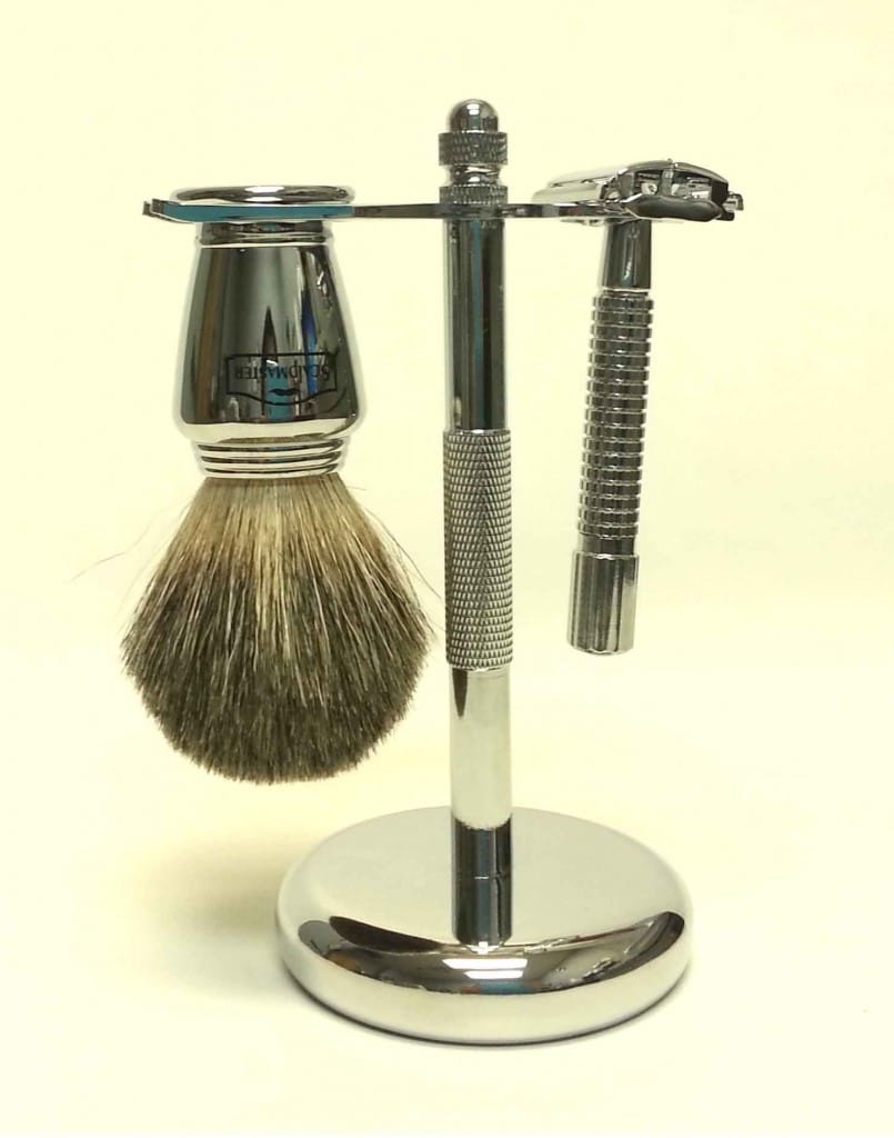 Scalpmaster Chrome Shaving Set - Barber Depot - Barber Supply