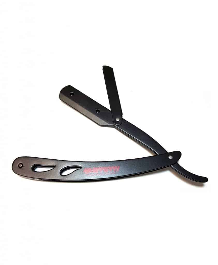 Gummy Metal Straight Razor - Barber Depot - Barber Supply