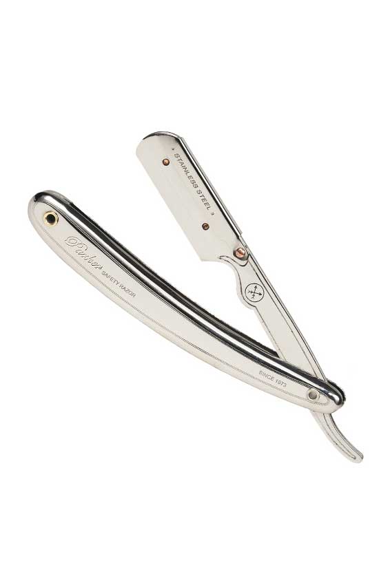 Parker Metal Safety Razor - Silver - Barber Depot