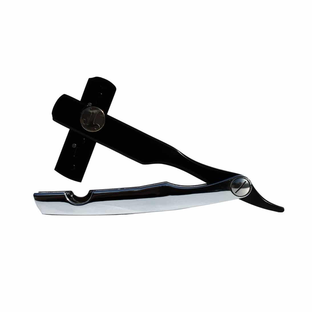 Irving Barber Company - Black on Chrome Razor - Barber Depot - Barber ...