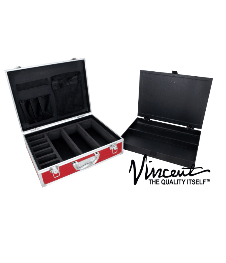 Vincent Barber Master Case Small Red - Barber Depot - Barber Supply