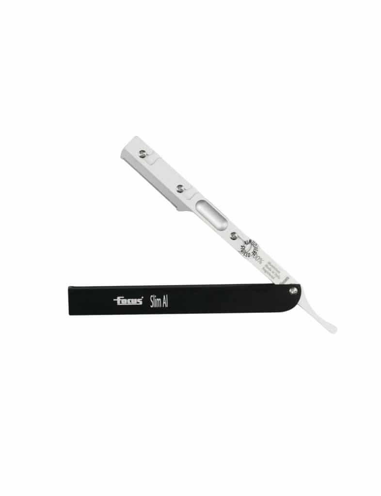 Focus Slim AL Aluminum Straight Razor Holder - Barber Depot - Barber Supply
