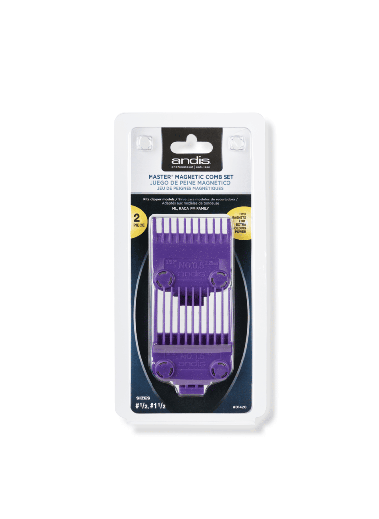 Andis Master Magnetic Comb Set - 0.5 & 1.5 #01420 - Barber Depot ...