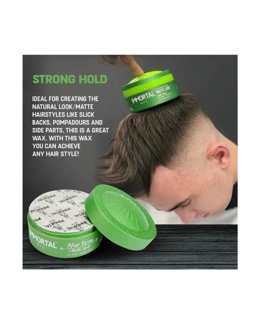 Immortal NYC Matt Look Hair Wax - Barber Depot - Barber Supply