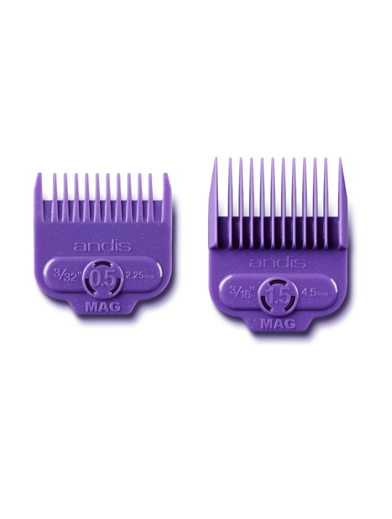 Andis Master Single Magnetic Comb Set #0.5 & #1.5 #66560 - Barber Depot ...