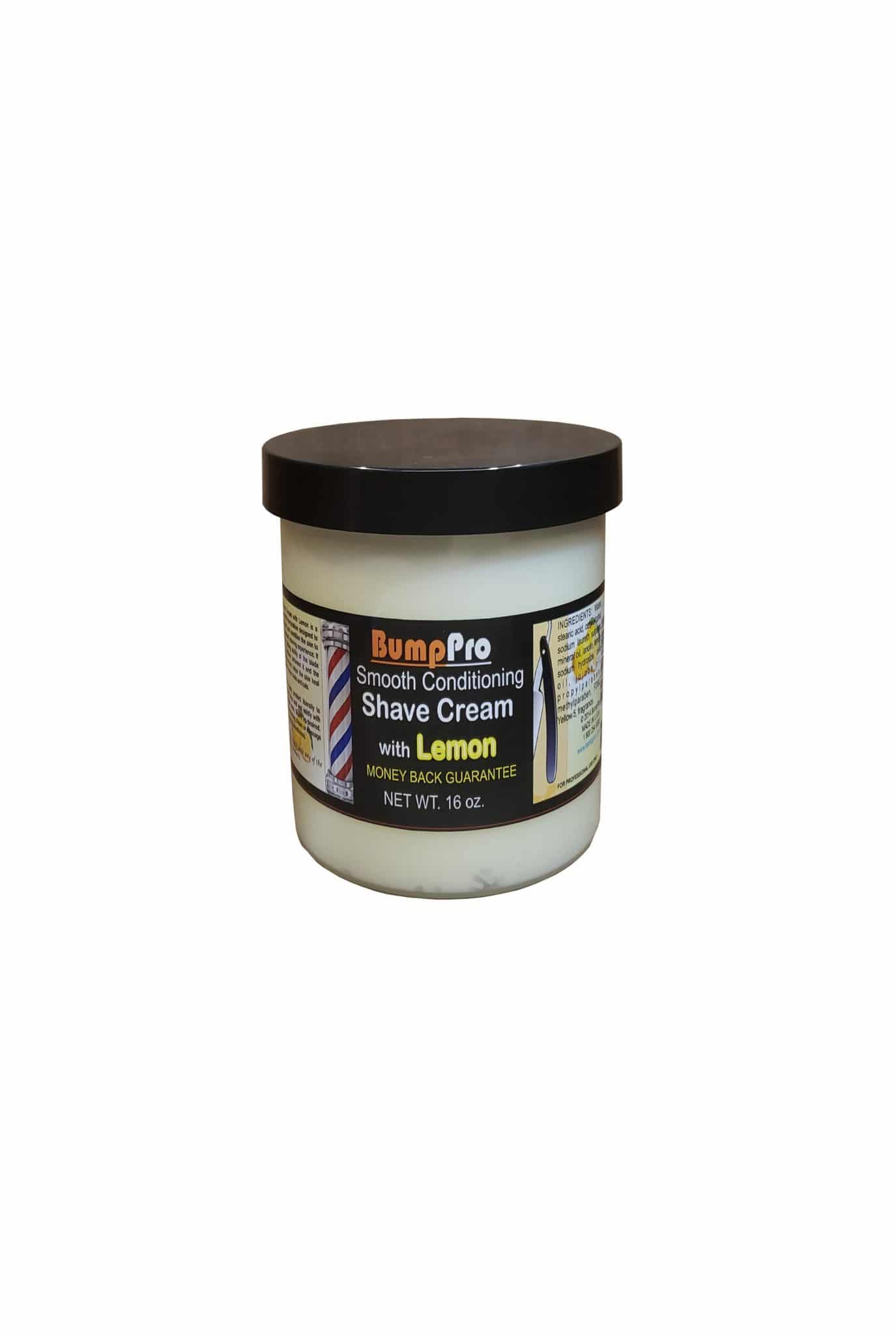 Bump Pro Shave Cream with Lemon 16oz - Barber Depot - Barber Supply