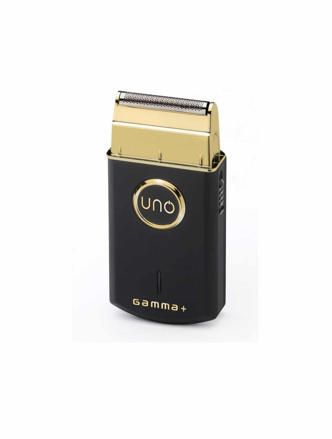 Gamma+ Uno Single Foil Shaver - Black - Barber Depot - Barber Supply