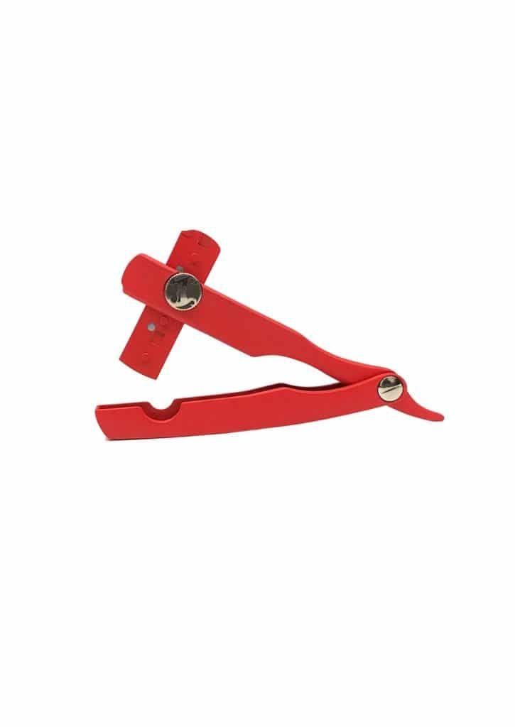 Irving Barber Co. Cerakoted Razor Handle - Red - Barber Depot - Barber ...