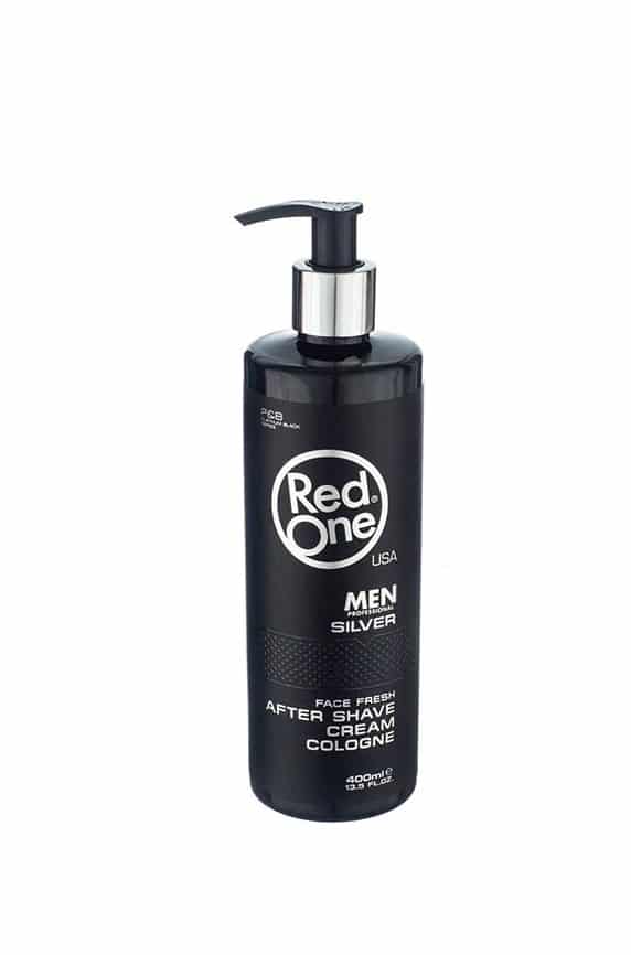 Red One After Shave Cream Cologne 400mL - Silver - Barber Depot - Barber Supply