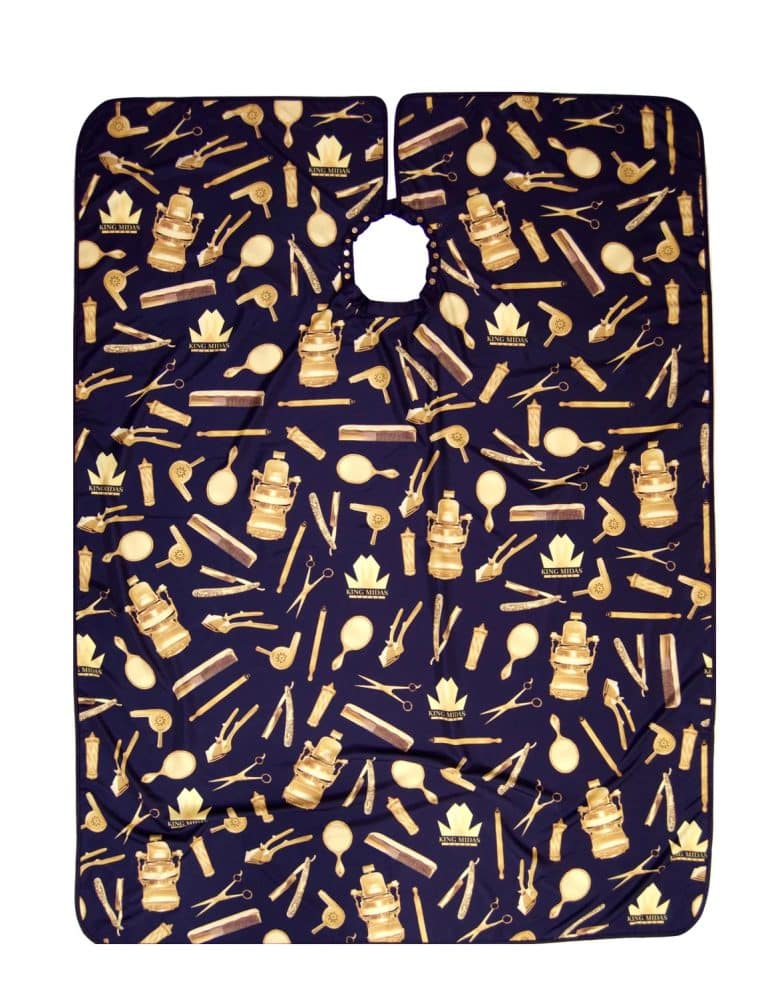 King Midas Golden Era Cape - Barber Depot - Barber Supply