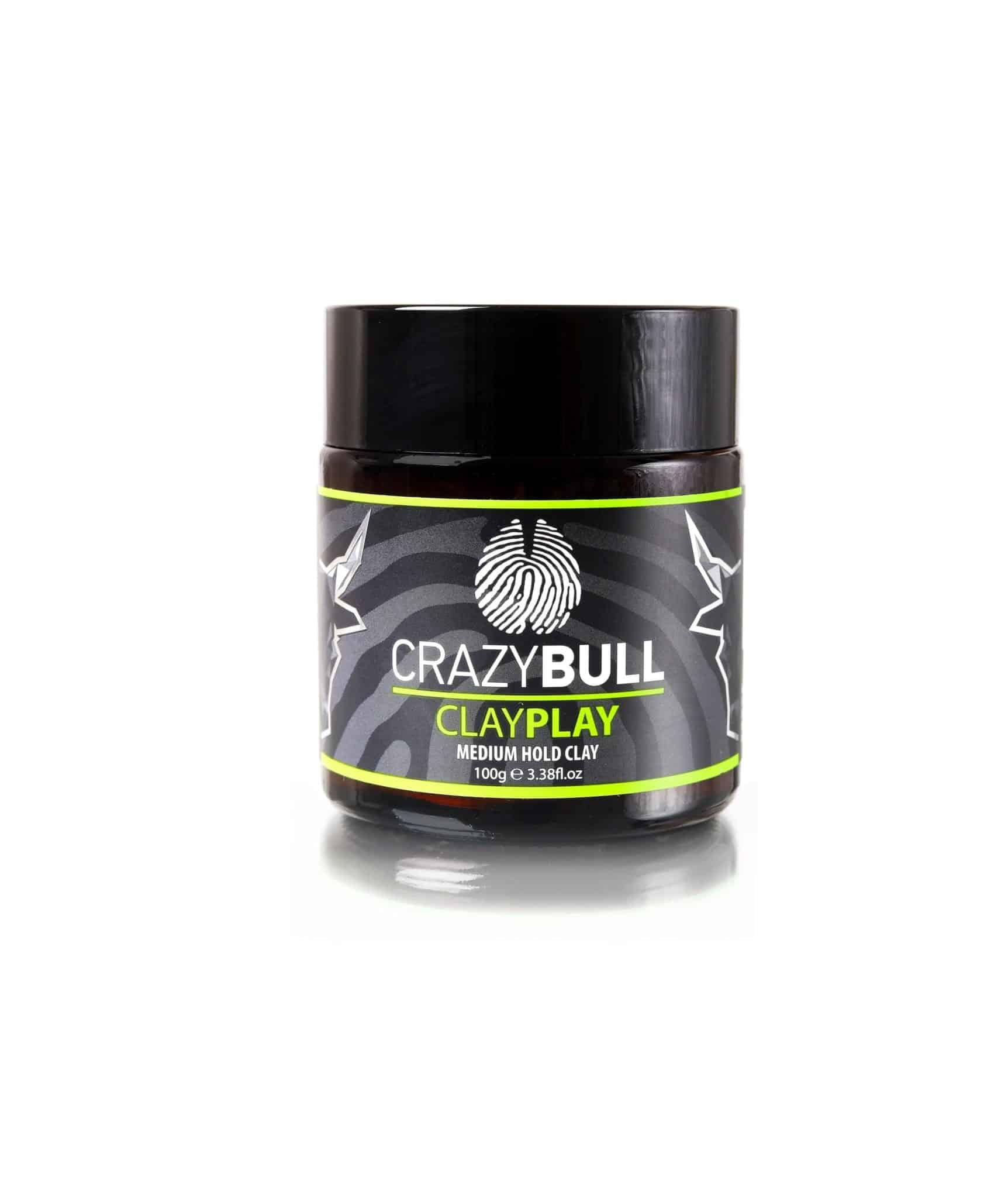 Crazy Bull Clay Play Medium Hold Clay 100g - Barber Depot - Barber Supply
