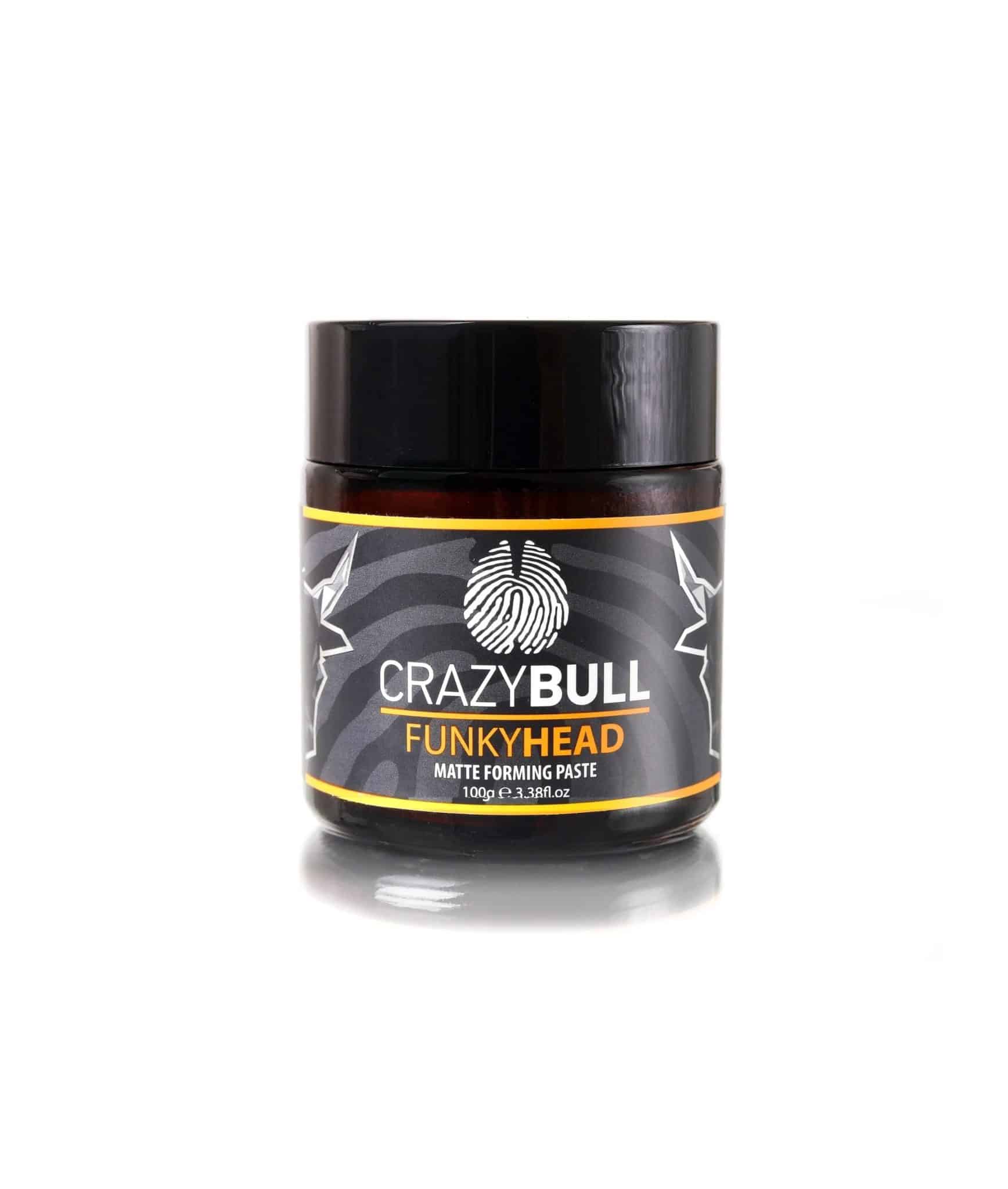 Crazy Bull Funky Head Matte Forming Paste 100g - Barber Depot - Barber ...