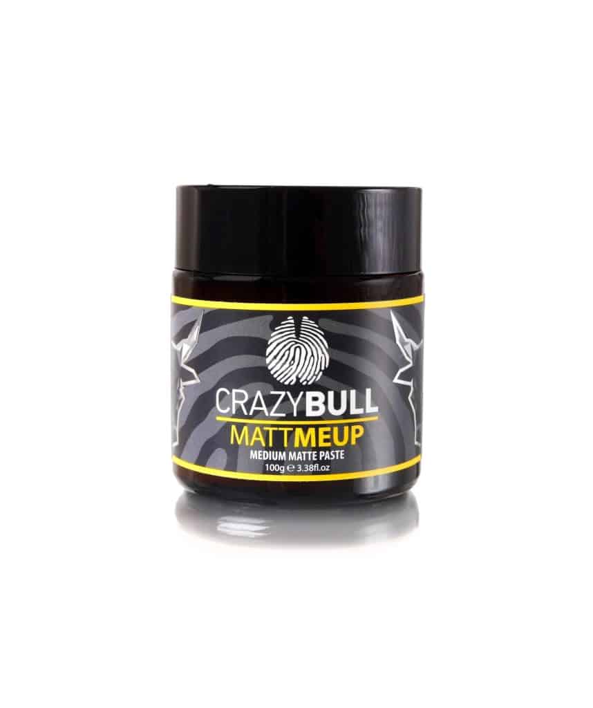 Crazy Bull Matt Me Up Medium Matte Paste 100g - Barber Depot - Barber ...