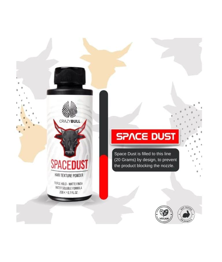 Crazy Bull Space Dust Hair Texture Powder 20g - Barber Depot - Barber ...