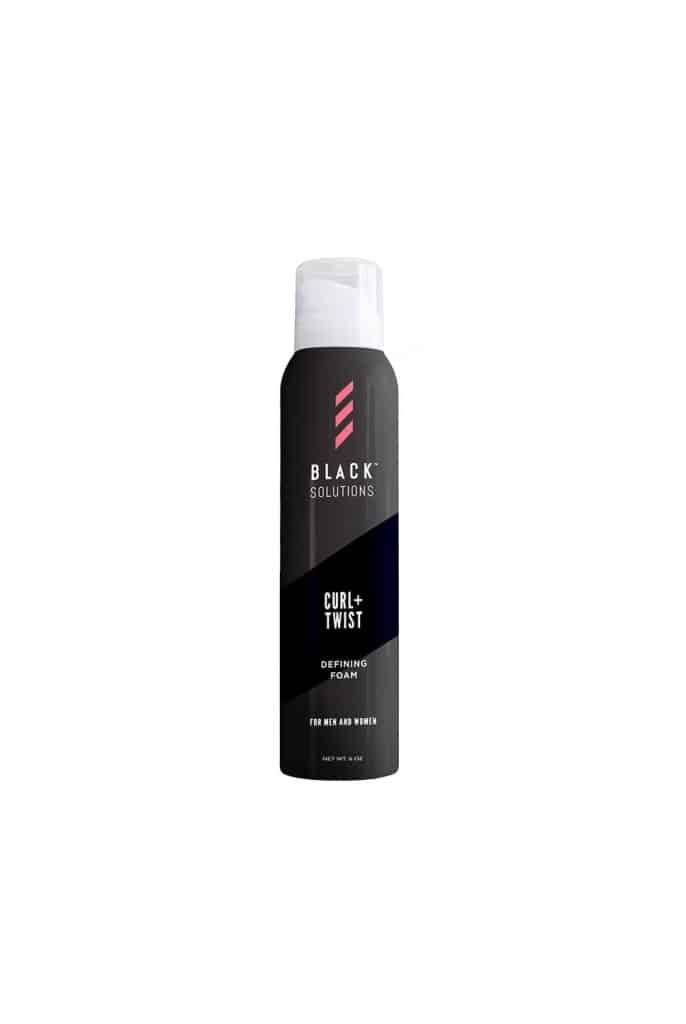 Black Solutions Curl & Twist Defining Foam 6oz - Barber Depot - Barber ...