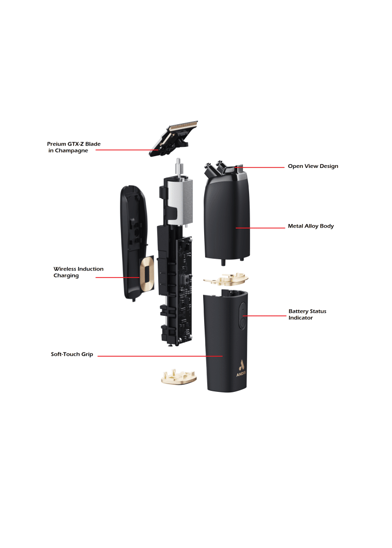 Andis BeSpoke Trimmer #74140 - Barber Depot - Barber Supply