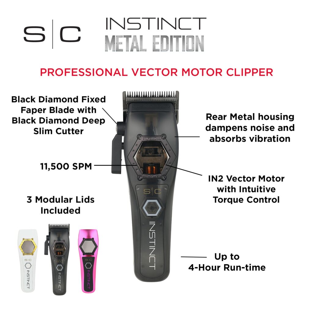 StyleCraft Instinct Metal Clipper #SC611M - Barber Depot - Barber Supply