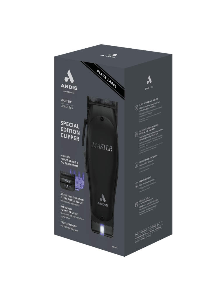 Andis Cordless Master BlackOut Clipper #561895 - Barber Depot - Barber ...
