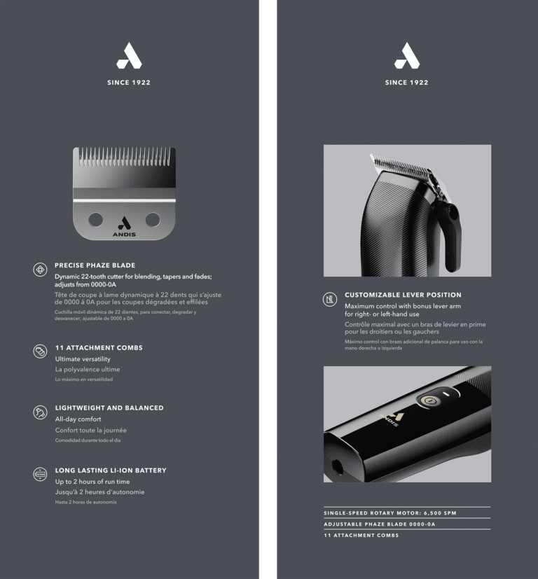 Andis Envy II Cordless Clipper Standard Edition #560397 - Barber Depot ...