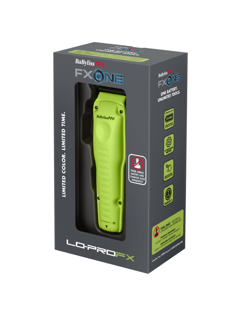 BabylissPro FXOne Lo-ProFX Clipper Neon Yellow #FX829NYLT (Tool Only ...