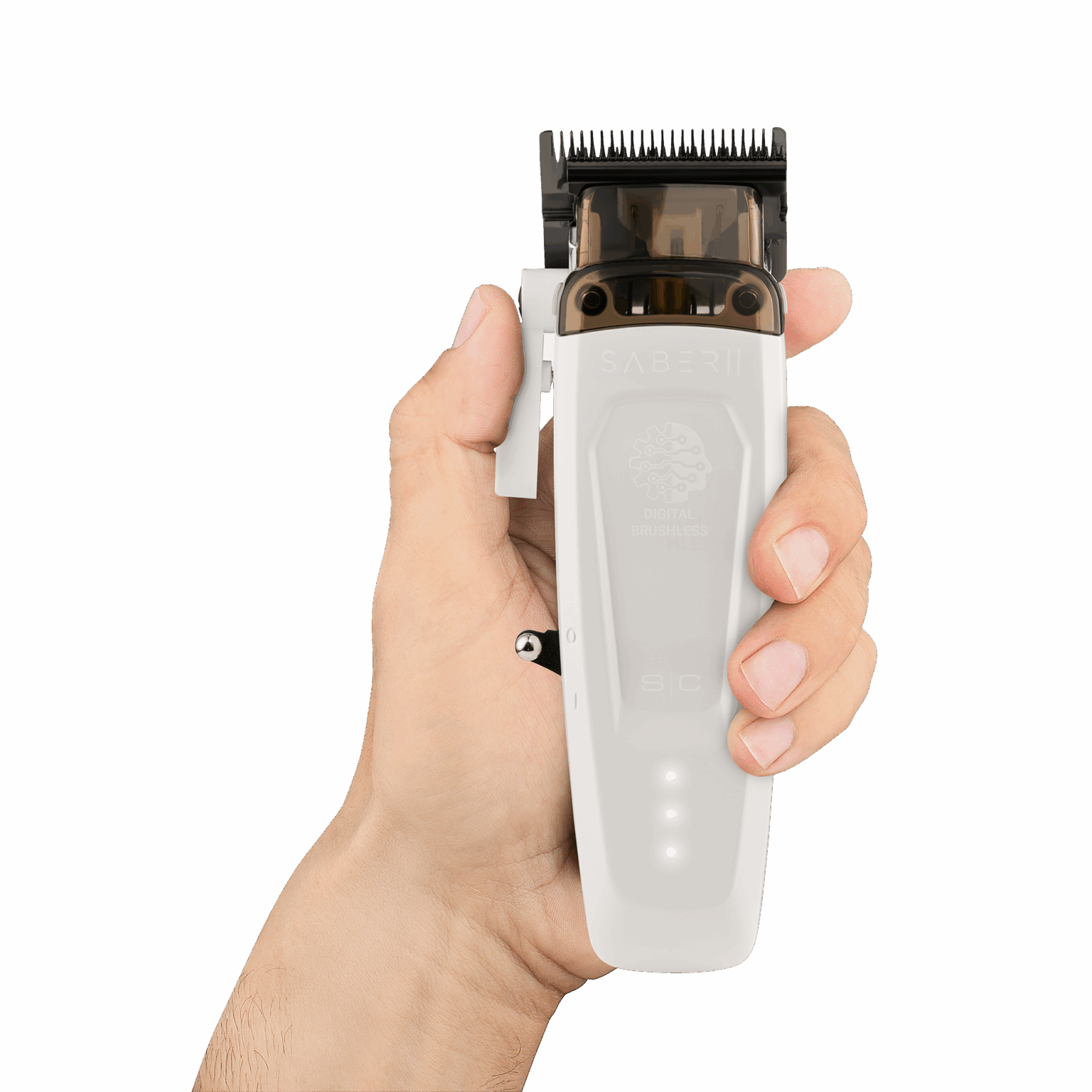 StyleCraft Saber 2.0 Clipper White #SC619W - Barber Depot - Barber Supply