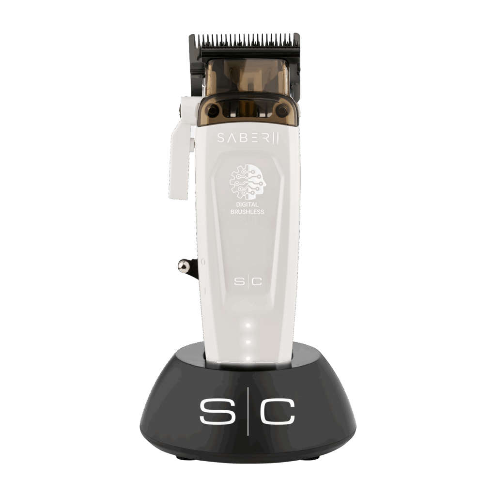 StyleCraft Saber 2.0 Clipper White #SC619W - Barber Depot - Barber Supply