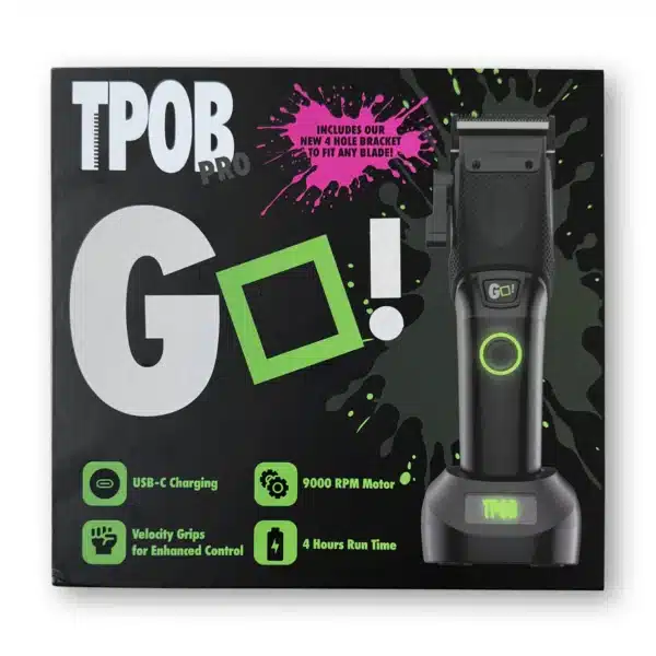 TPOB Go Clipper - Black Edition - Barber Depot - Barber Supply